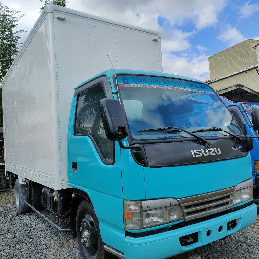 2022 Isuzu Elf NKR 14ft Aluminum Van 6W 4HL1, Special Vehicles, Heavy ...