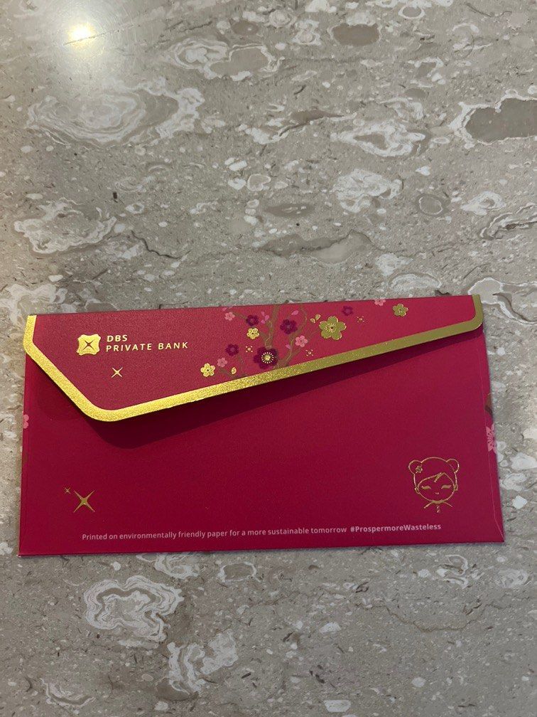 2024 DBS Private Bank Brand New Red Packet Set (2x8), Hobbies & Toys ...