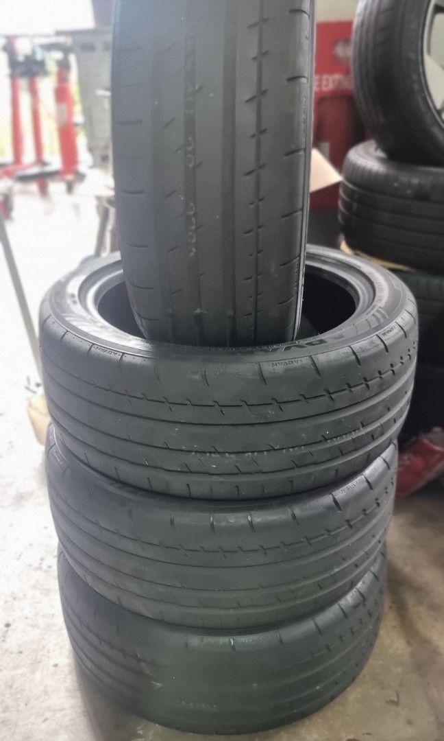 225/45/17 Yokohama advan apex, Car Accessories, Tyres & Rims on Carousell