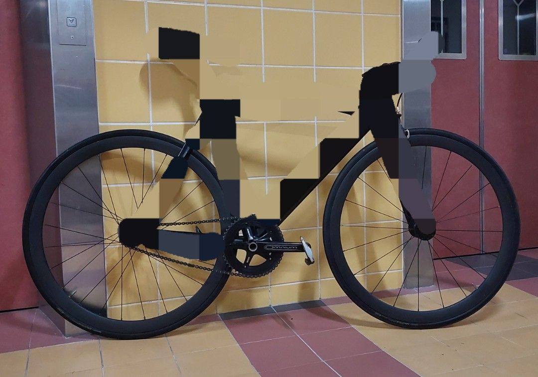 40mm Carbon Wheelset Fixie, Sports Equipment, Bicycles & Parts, Parts ...