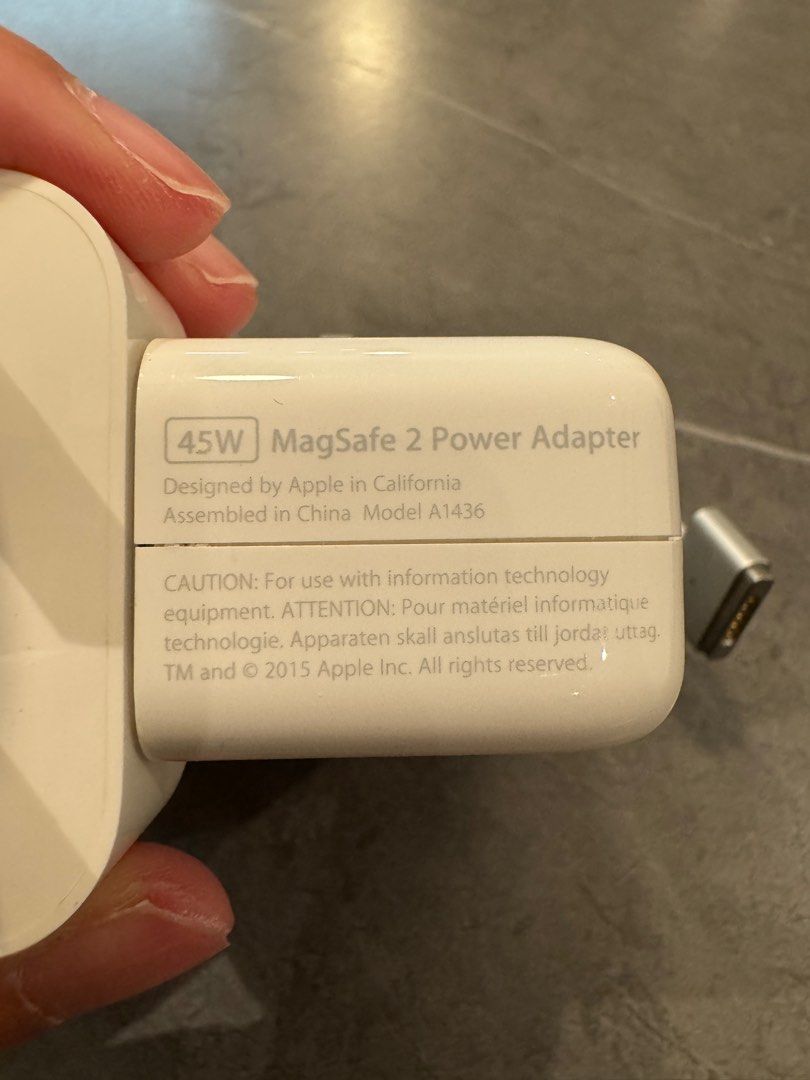 45W MagSafe 2 Power Adapter, Computers & Tech, Parts & Accessories ...