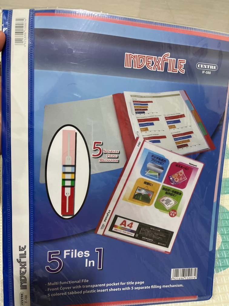 5 Files in 1, Hobbies & Toys, Stationery & Craft, Stationery & School ...