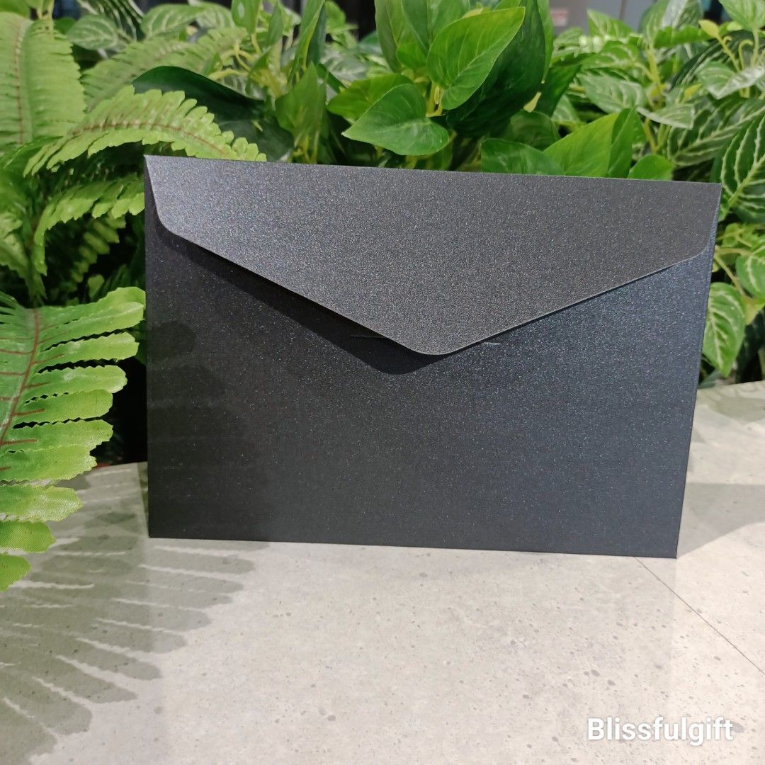 A5 Thick Quality 25pcs Cardstock Pearlescent Envelope 23x16cm Wedding ...