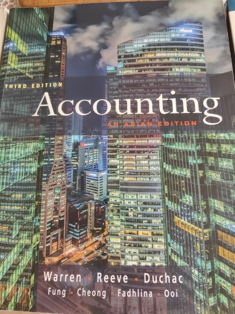 Accounting Textbook 3rd edition, Hobbies & Toys, Books & Magazines ...