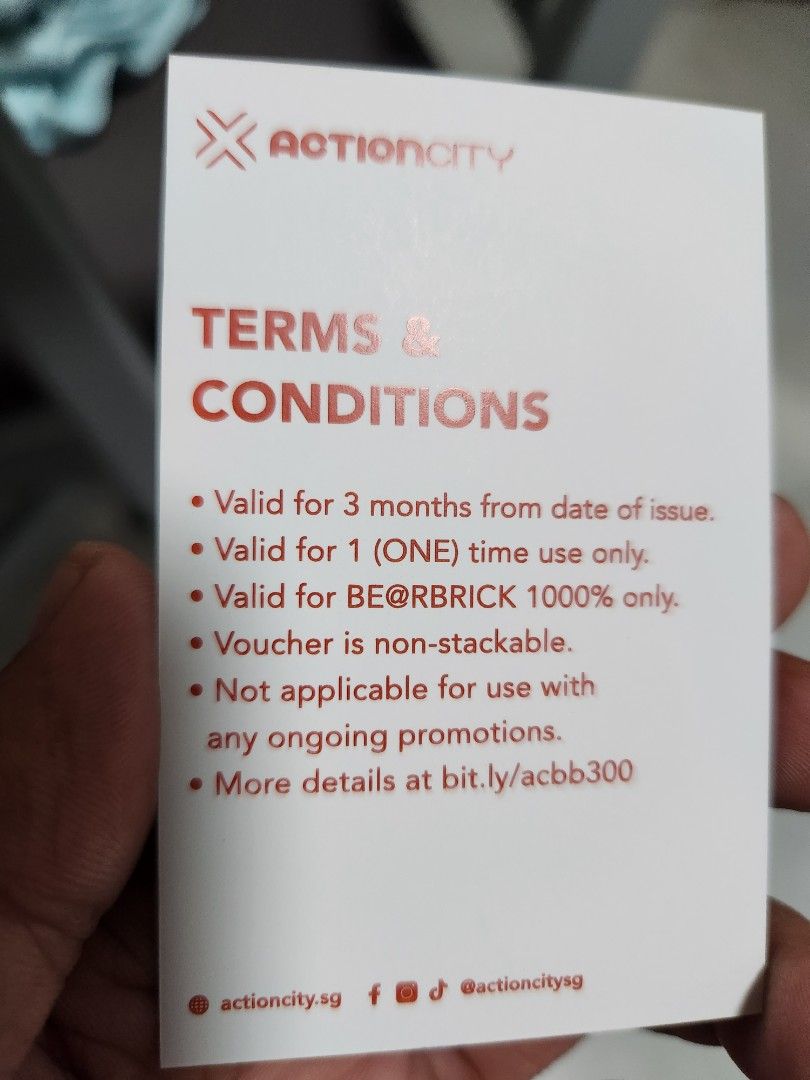 Action City voucher card, Hobbies & Toys, Toys & Games on Carousell