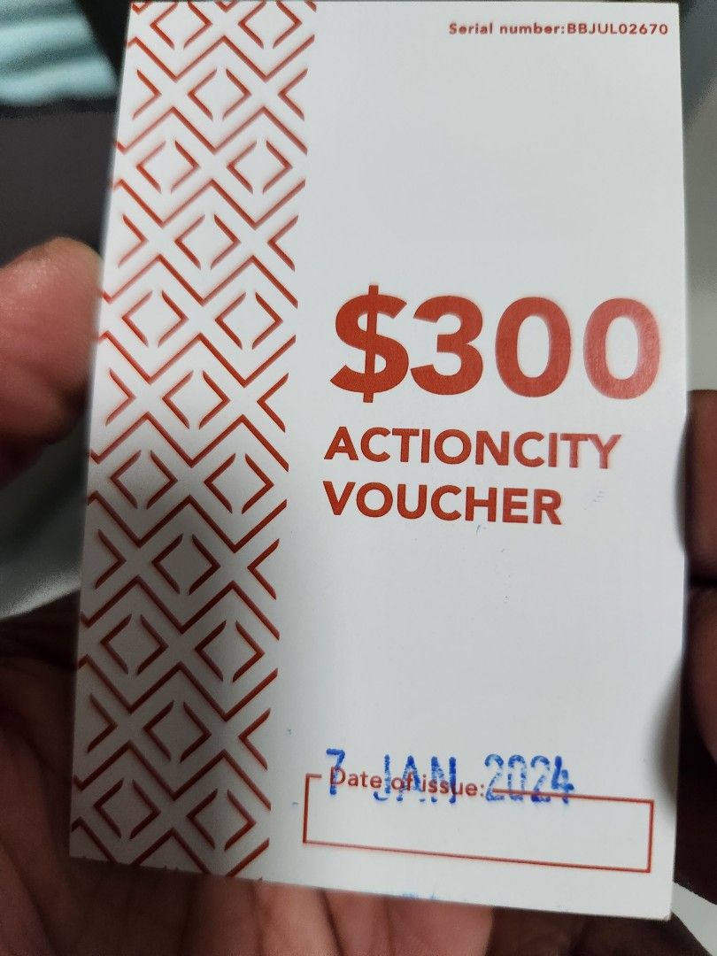 Action City voucher card, Hobbies & Toys, Toys & Games on Carousell