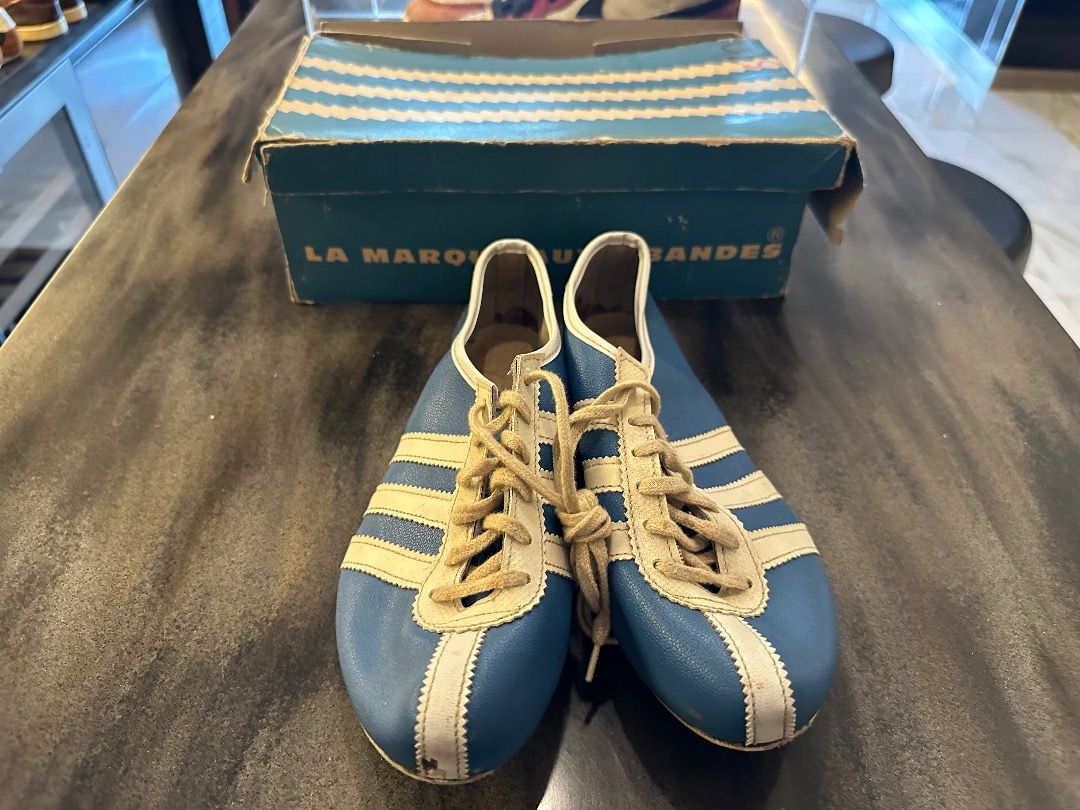 Adidas Vintage Track Shoes 1960s, Luxury, Sneakers & Footwear on Carousell