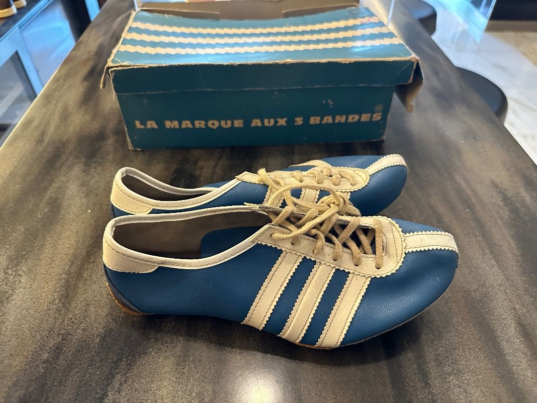 Adidas Vintage Track Shoes 1960s, Luxury, Sneakers & Footwear on Carousell