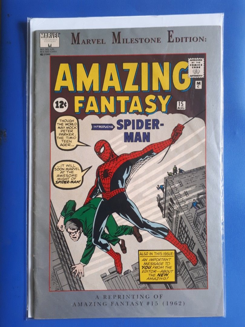 AMAZING FANTASY #15 MARVEL MILESTONE EDITION, Hobbies & Toys, Books ...