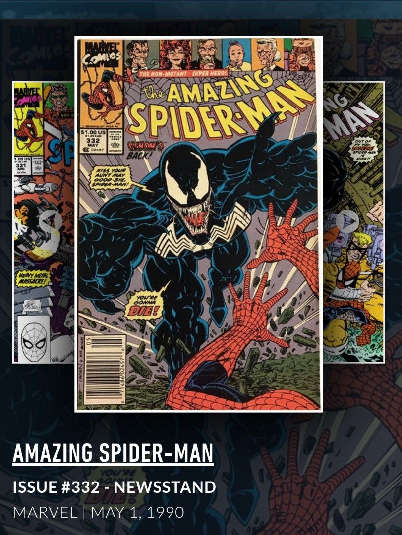 AMAZING SPIDER-MAN #332, Hobbies & Toys, Books & Magazines, Comics ...
