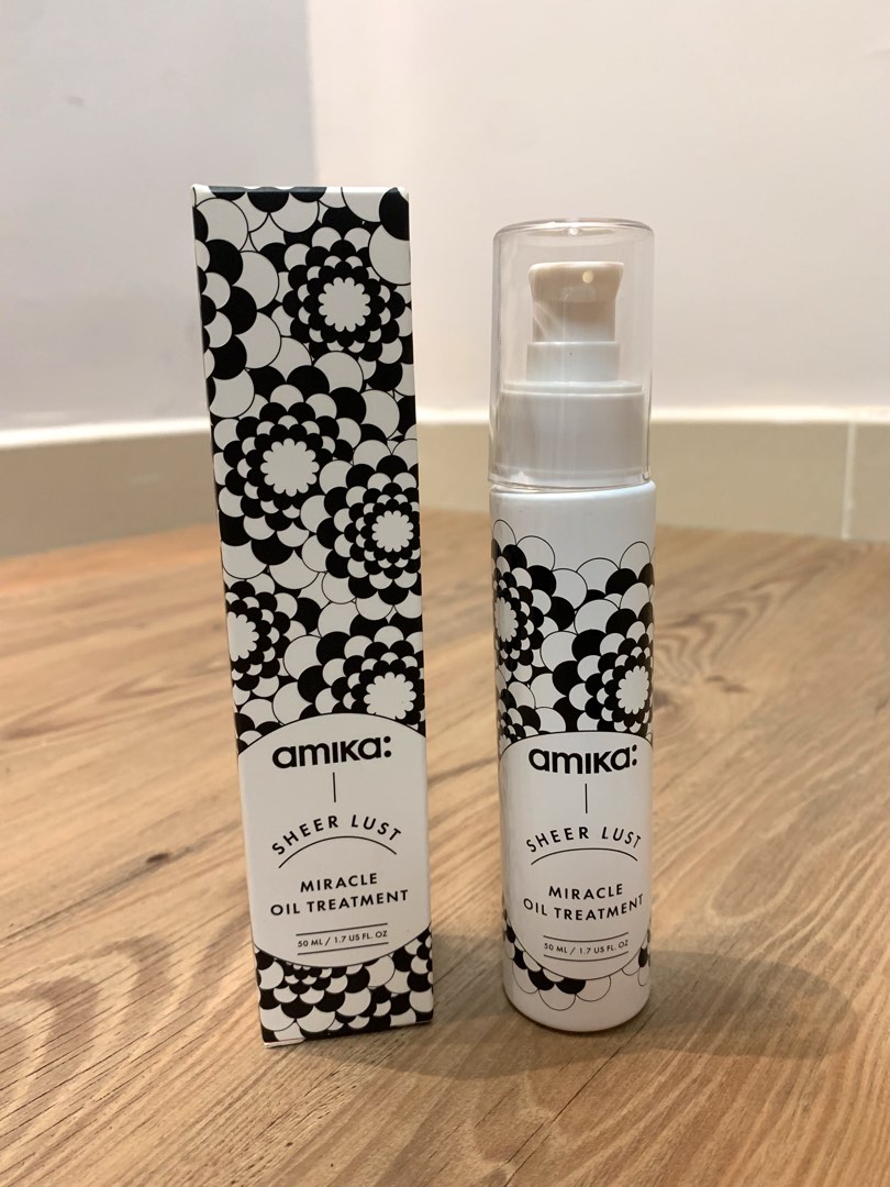 全新-Amika Sheer Lust Miracle Oil Treatment 深層養護精華油, 美容＆個人護理, 健康及美容 - 頭髮 ...