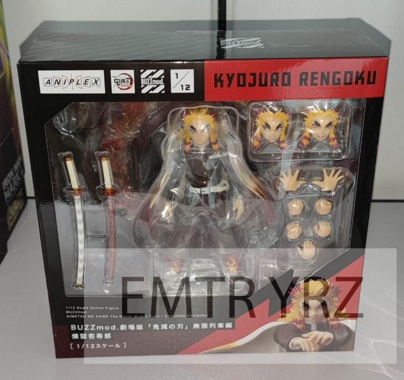 Aniplex Buzzmod 1/12 Kimetsu No Yaiba Kyojuro Rengoku 1/12 Action Figure, Hobbies & Toys, Toys ...
