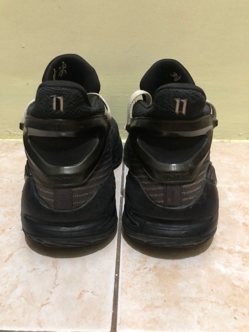 Anta KT4 All Black, Men's Fashion, Footwear, Sneakers on Carousell