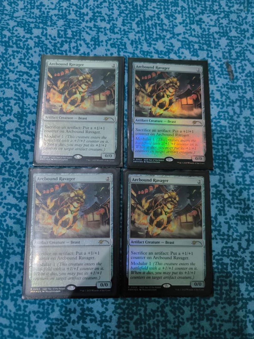 Arcbound Ravager Foil Year of the Rabbit APAC 2023 Promo MTG, Hobbies ...