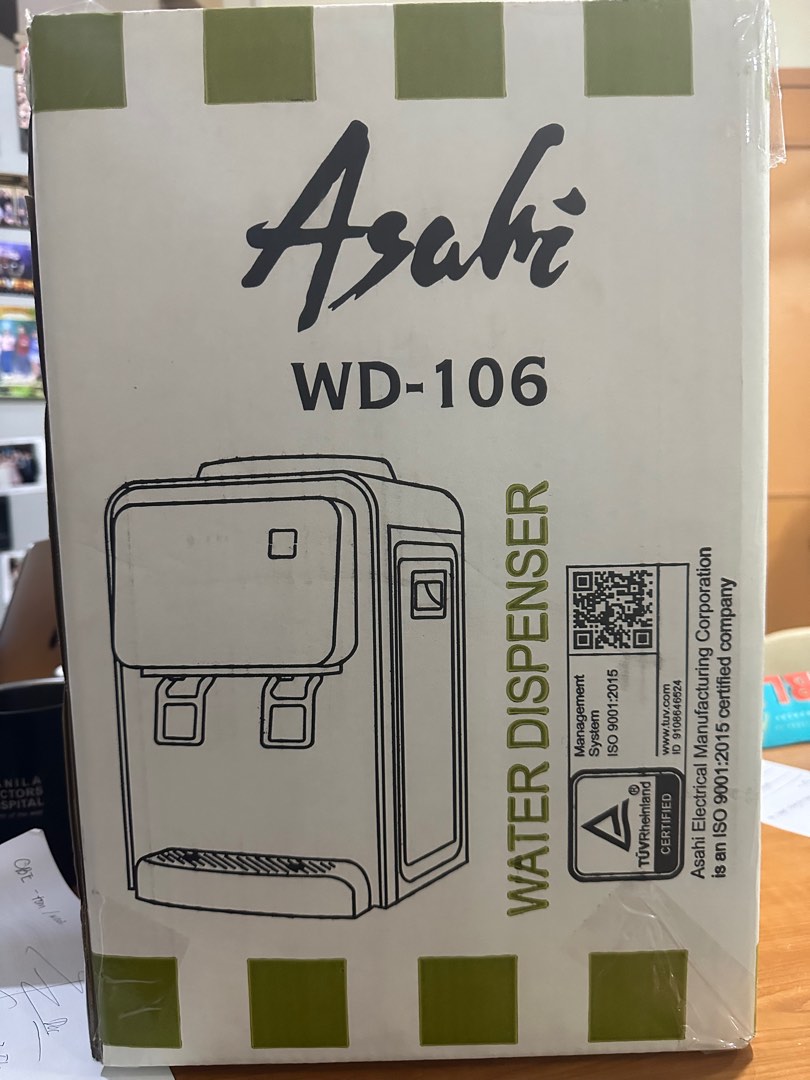ASAHI wd 106 hot and normal water dispenser, TV & Home Appliances ...