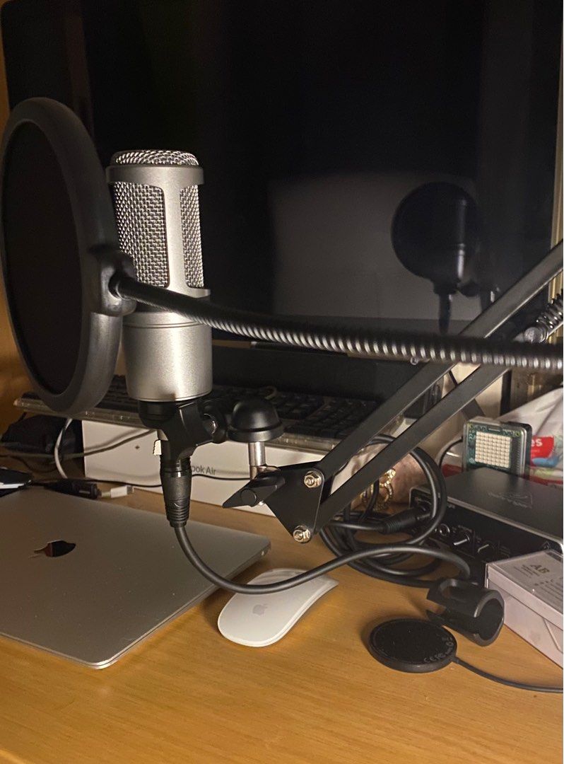 AT2020 Microphone Rental (with accessories included), Audio ...