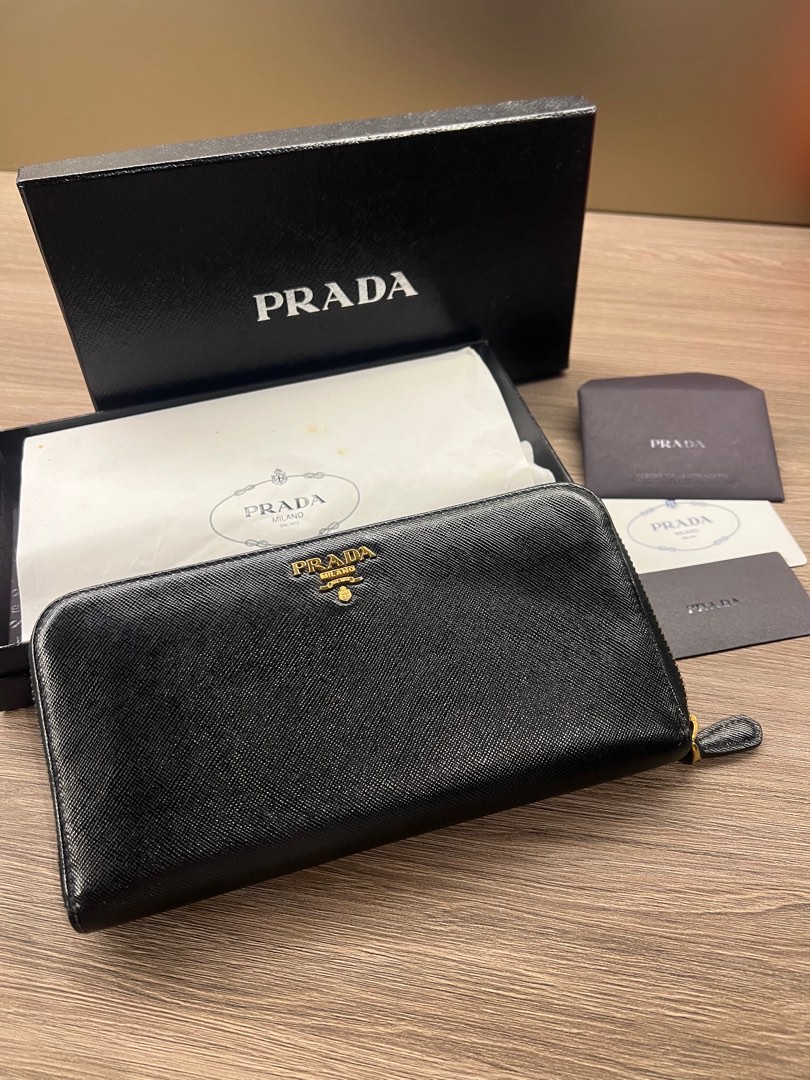 Authentic Prada Wallet, Luxury, Bags & Wallets on Carousell