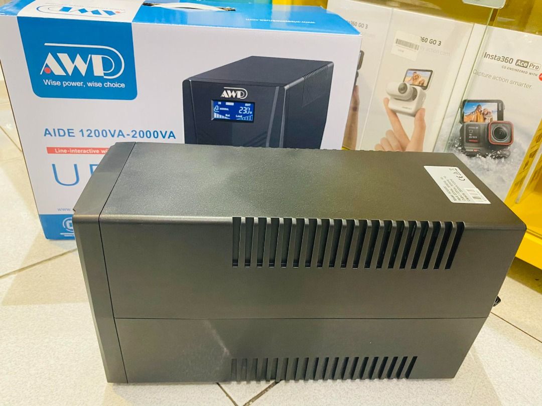 AWP AID2000 PRO LCD 2k/VA UPS 2000VA/1200W Computer Server Stand-alone ...