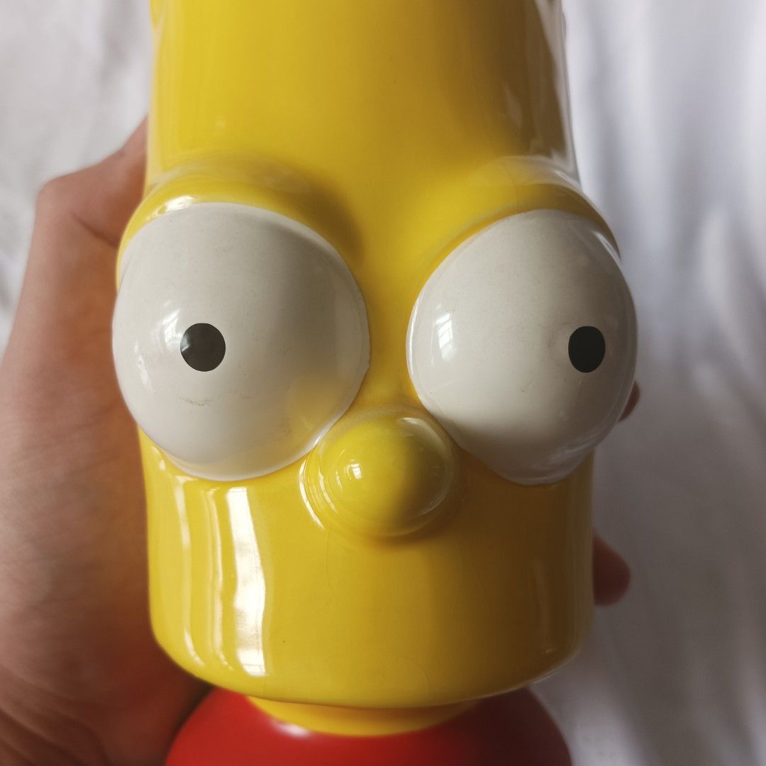 Bart Simpson Ceramic Head Bank, Hobbies & Toys, Collectibles ...