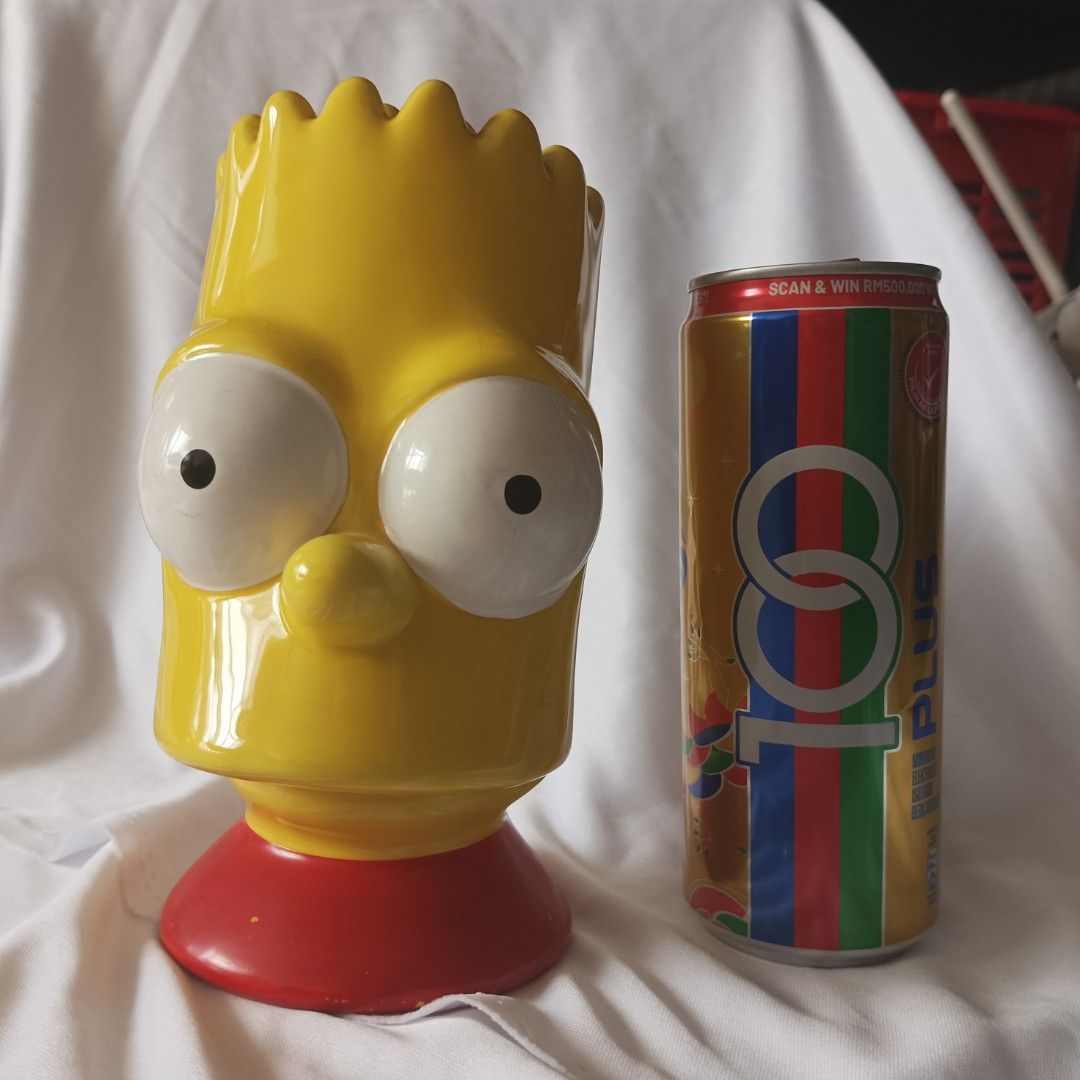 Bart Simpson Ceramic Head Bank, Hobbies & Toys, Collectibles ...