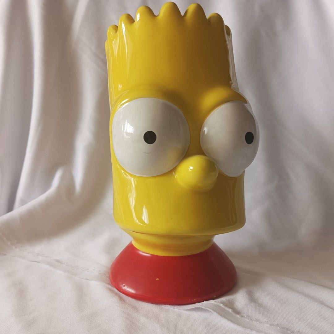 Bart Simpson Ceramic Head Bank, Hobbies & Toys, Collectibles ...