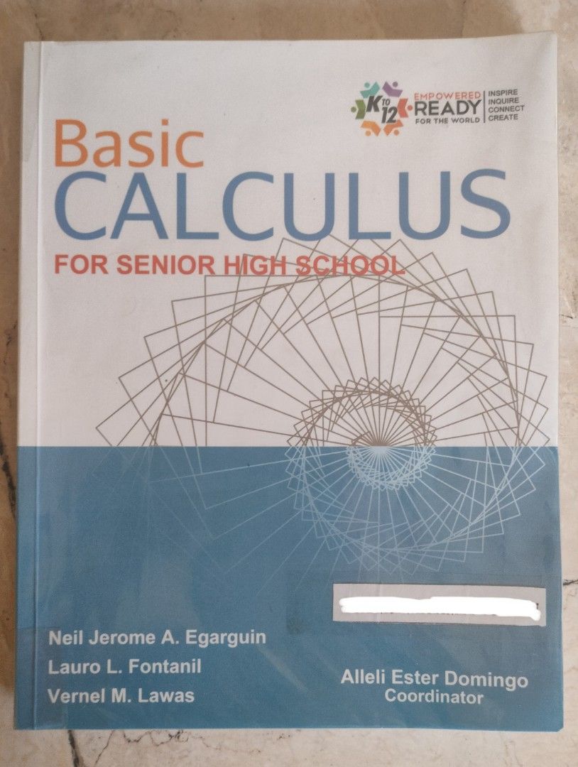 Basic Calculus for Senior High School, Hobbies & Toys, Books & Magazines, Textbooks on Carousell