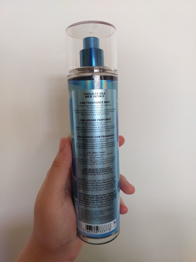 Bath & Body Works Endless Sea Fragrance Mist, Beauty & Personal Care ...