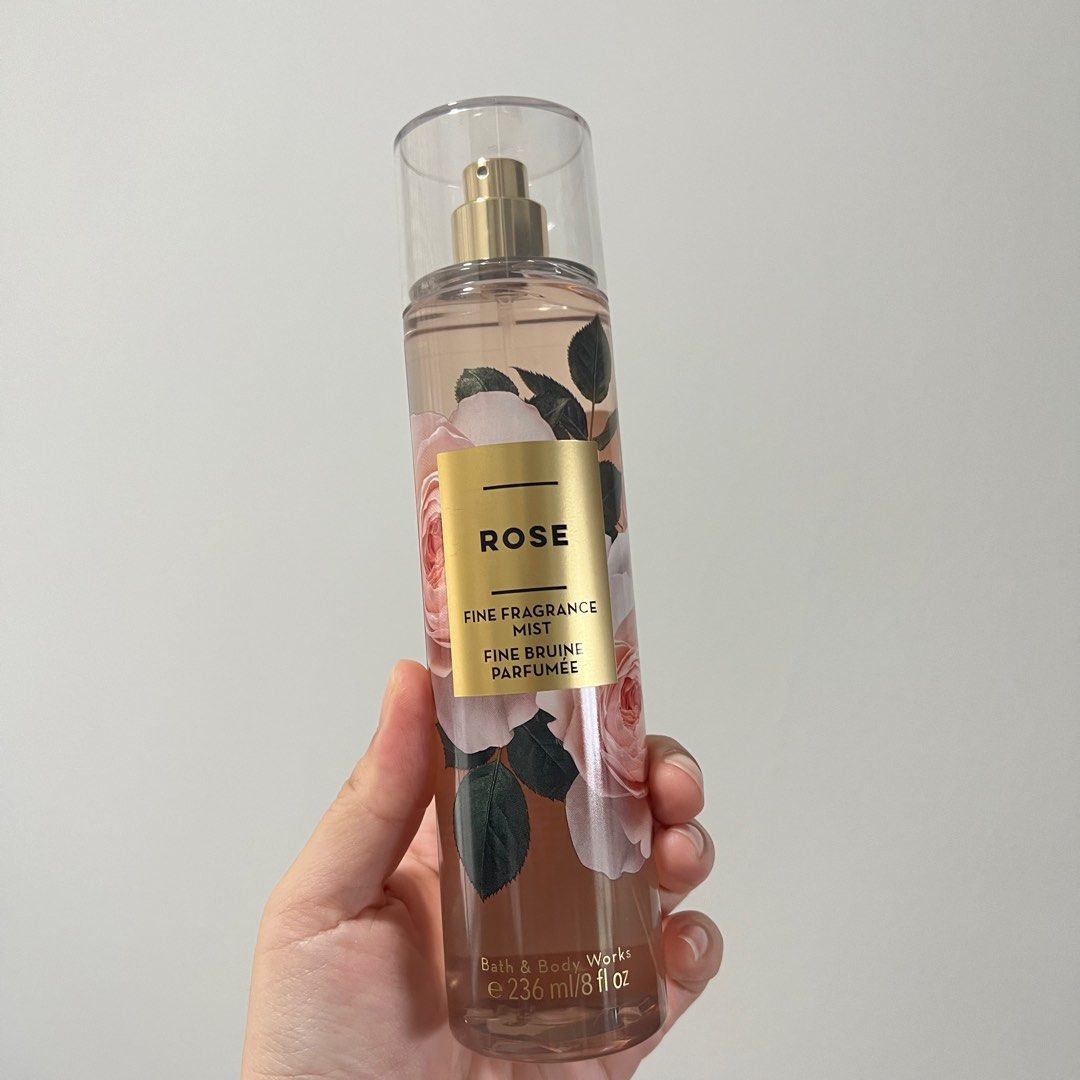 Bath & Body Works Rose Fine Fragrance Mist, Beauty & Personal Care ...