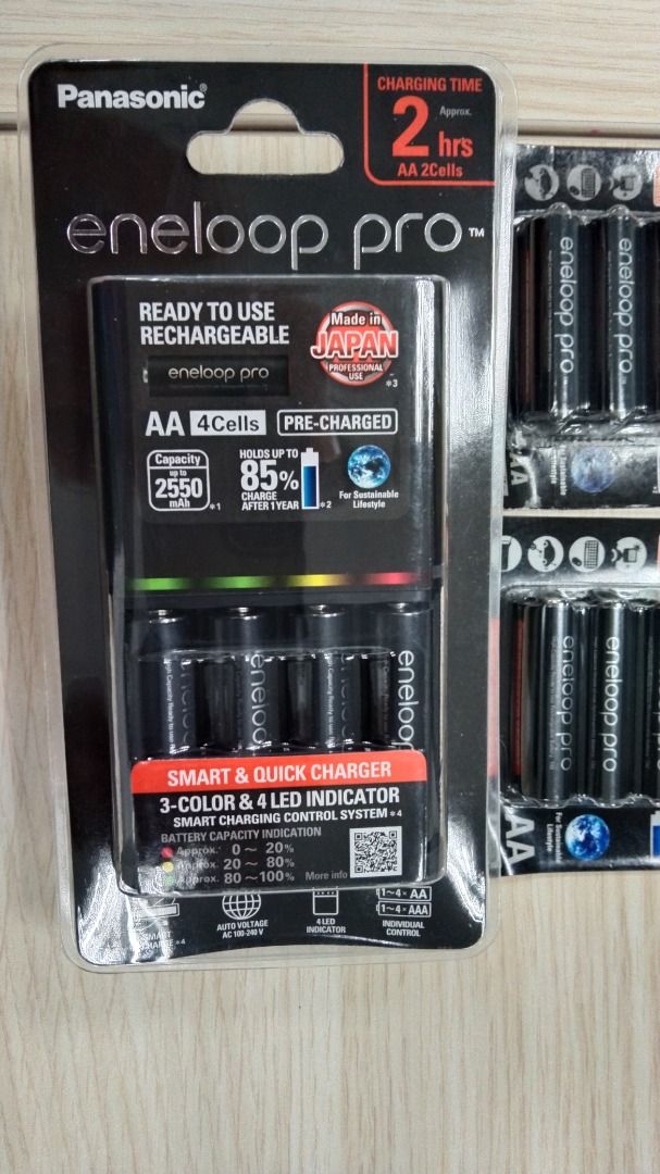 BATTERY ENELOOP PRO BUNDLE SET, TV & Home Appliances, TV ...