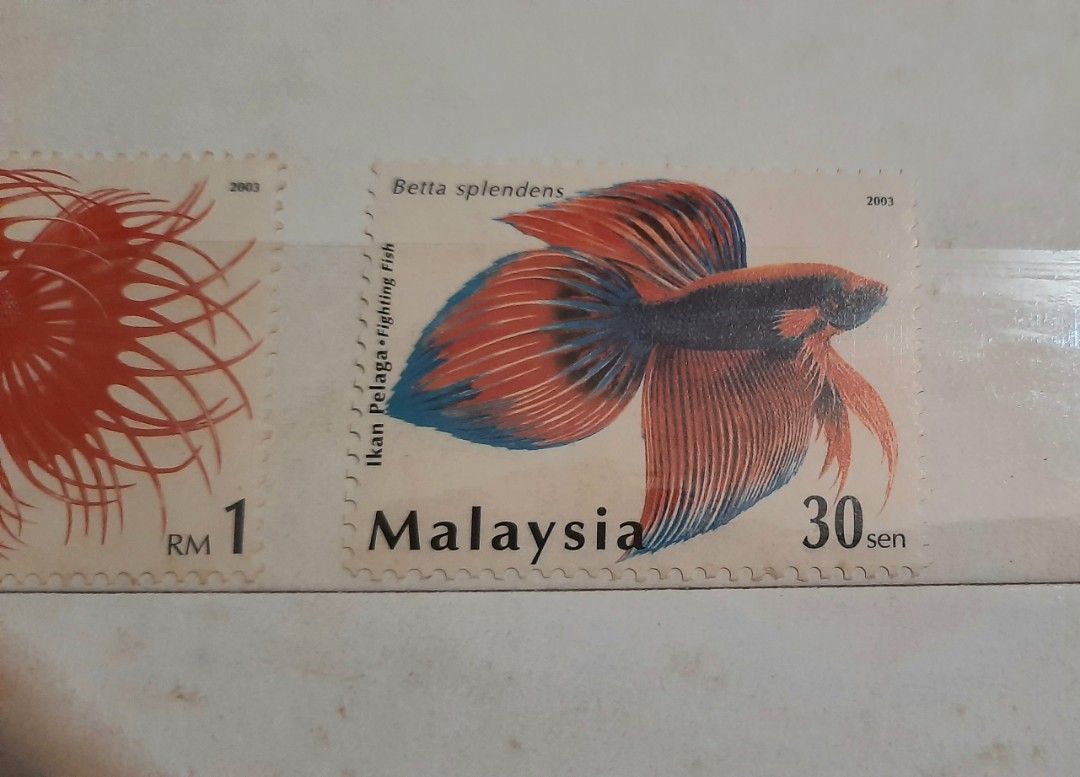 Betta fish series (Malaysia stamps), Hobbies & Toys, Collectibles & Memorabilia, Stamps & Prints ...