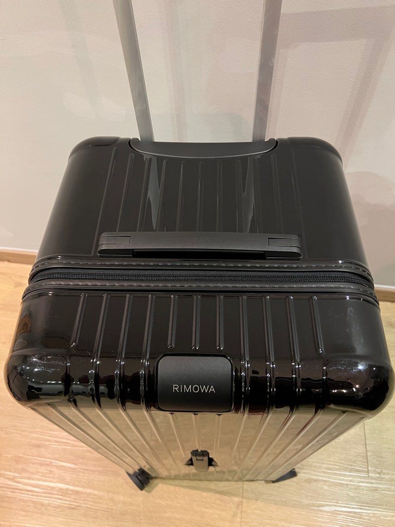 Black Glossy Rimowa Trunk Plus Luggage, Hobbies & Toys, Travel, Luggage ...