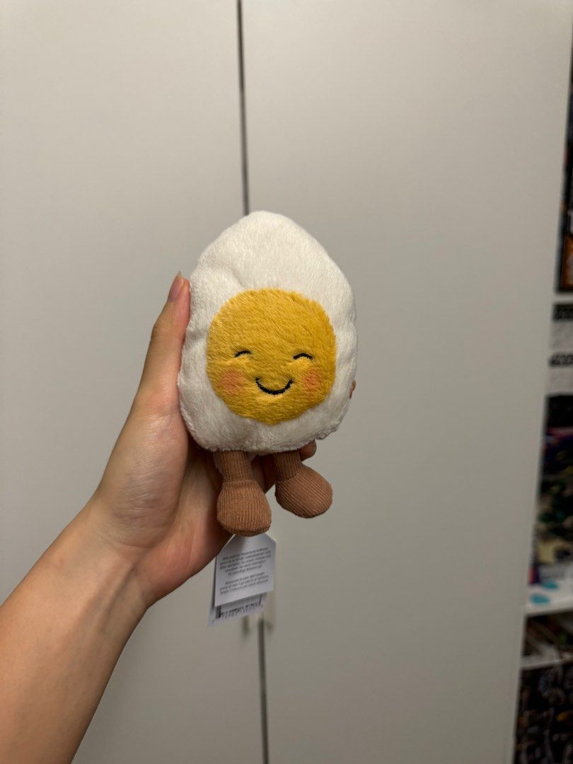 [IN STOCK] BNWT Jellycat Amuseable Boiled Egg Blushing, Hobbies & Toys ...