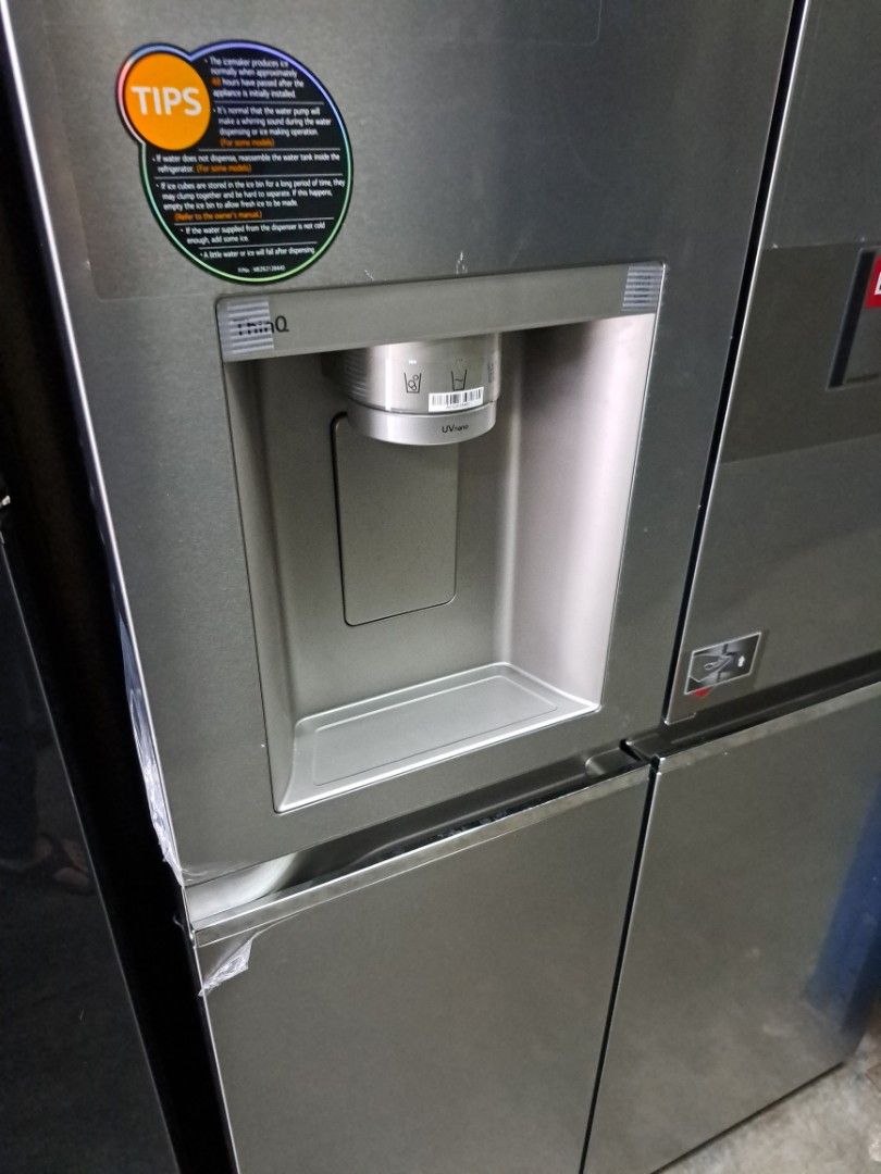 Brand new display set Lg side by side Refrigerator Fridge inverter 598L ...