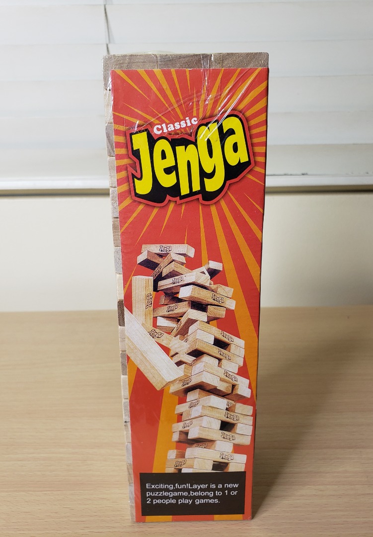 BRAND NEW JENGA CLASSIC (PRICE STILL NEGOTIABLE), Hobbies & Toys, Toys ...