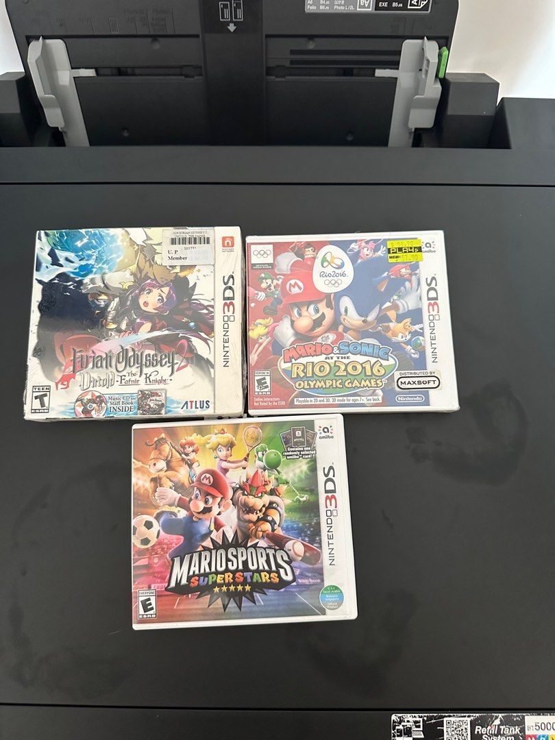 Brand New Nintendo 3DS Games Etrian Odyssey 2 /mario Sonic Rio 2016 ...