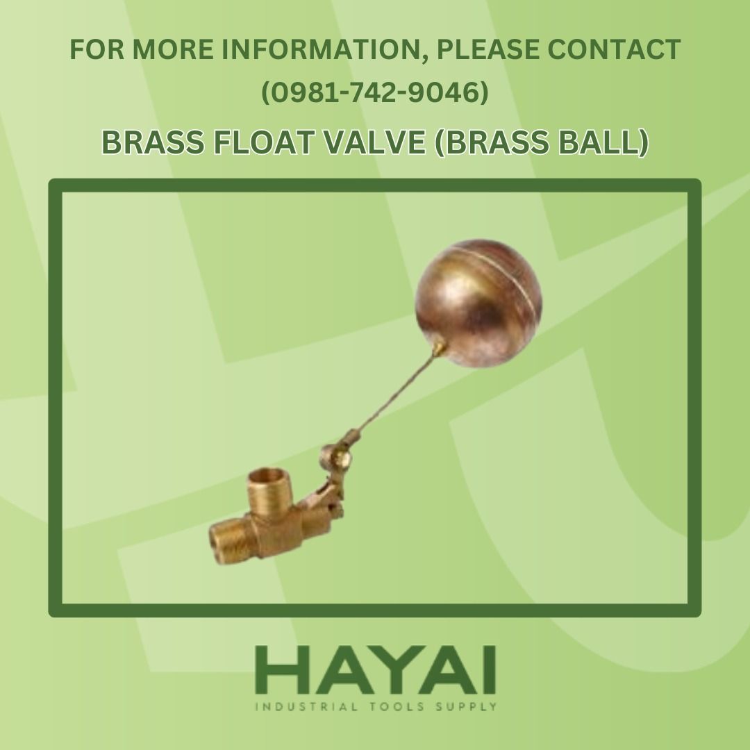 BRASS FLOAT VALVE (BRASS BALL), Commercial & Industrial, Construction ...