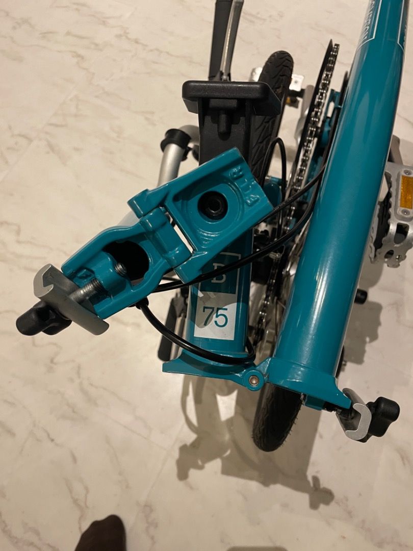 Brompton B75 (bought in Aug 2021 with receipt) with rear easy wheels ...