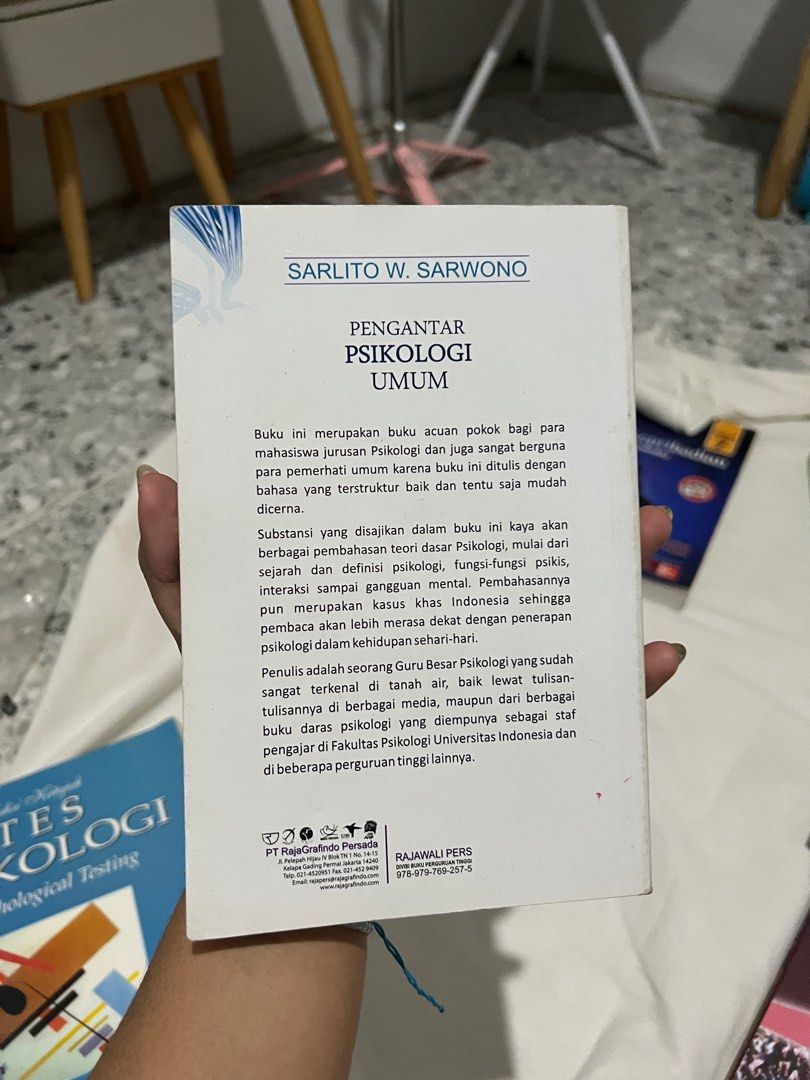 Buku Psikologi Pengantar Psikologi Umum Penulis: Sarlito W. Sarwono ORIGINAL!, Buku & Alat Tulis ...