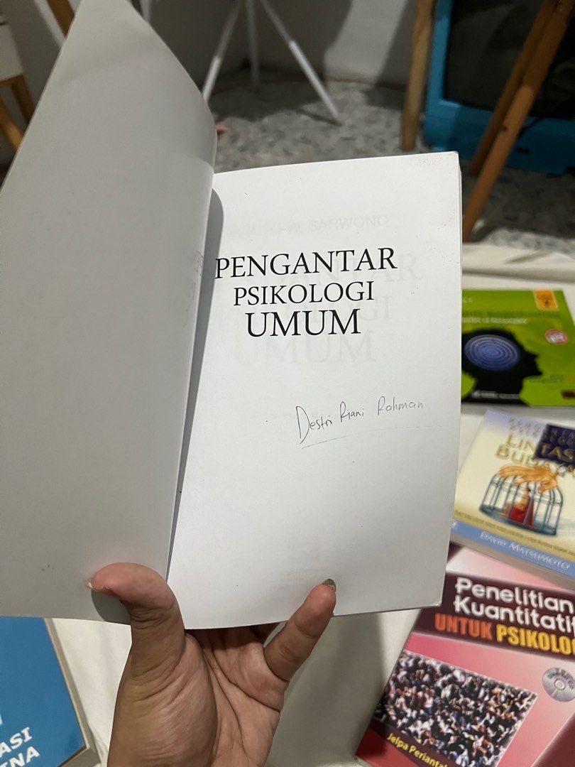 Buku Psikologi Pengantar Psikologi Umum Penulis: Sarlito W. Sarwono ORIGINAL!, Buku & Alat Tulis ...