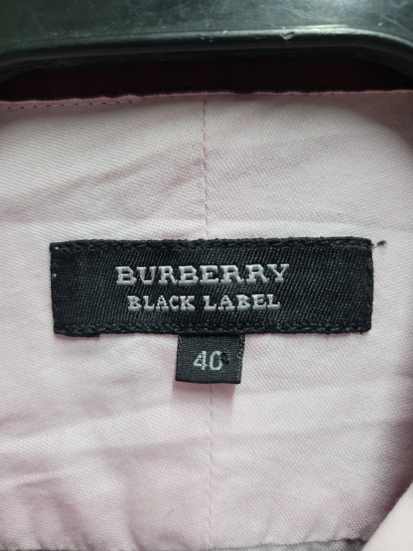 BURBERRY BLACK LABEL, Men's Fashion, Tops & Sets, Formal Shirts on ...