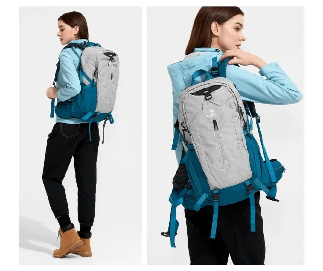 Camel 40L Waterproof Hiking / Travelling Backpack, Women's Fashion ...