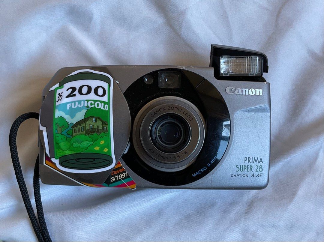 Canon Prima Super 28 Caption, Photography, Cameras on Carousell