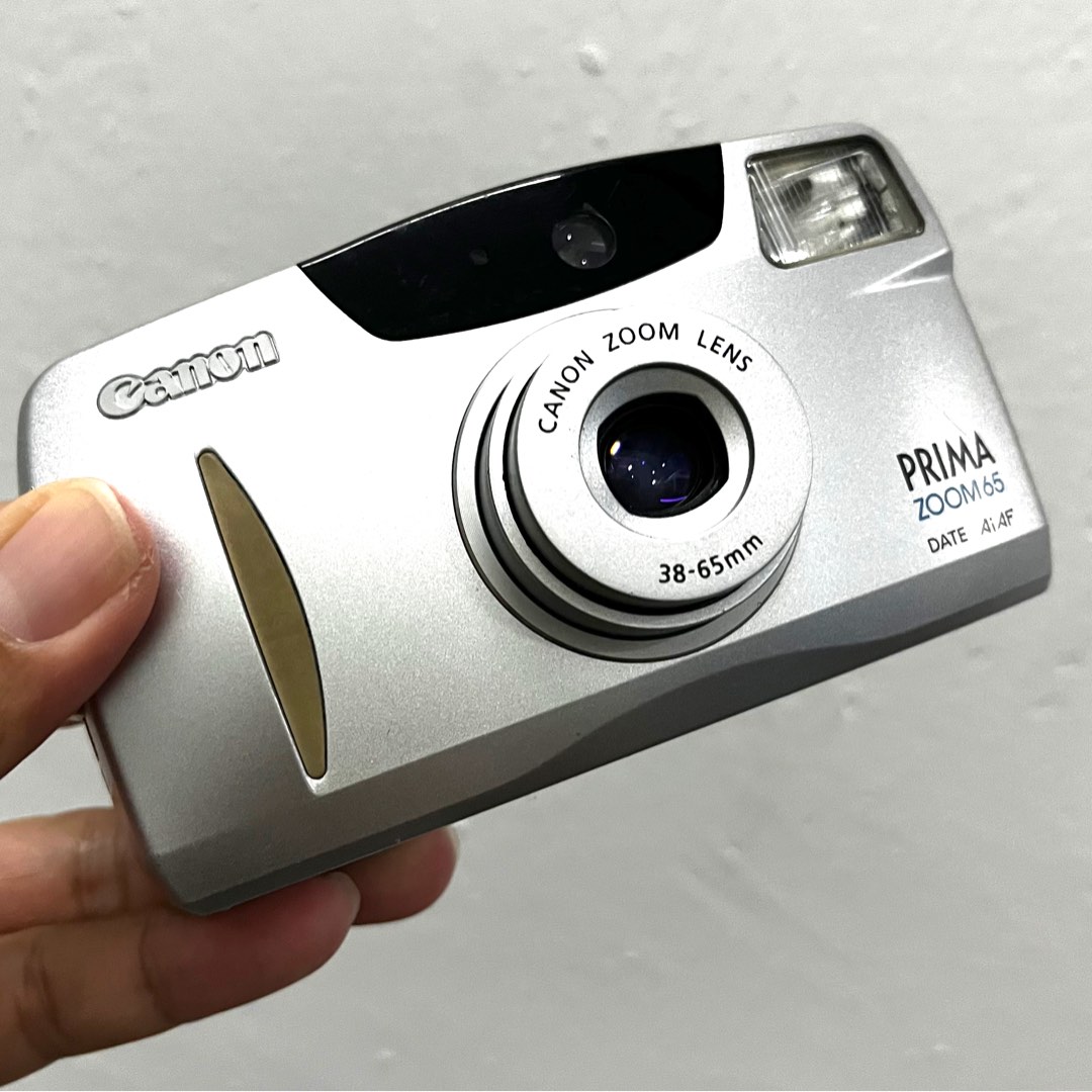 Vintage Canon PRIMA Zoom 65 35mm film camera, Photography, Cameras on ...