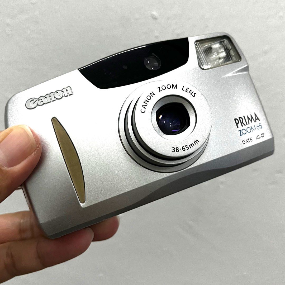 Vintage Canon PRIMA Zoom 65 35mm film camera, Photography, Cameras on ...