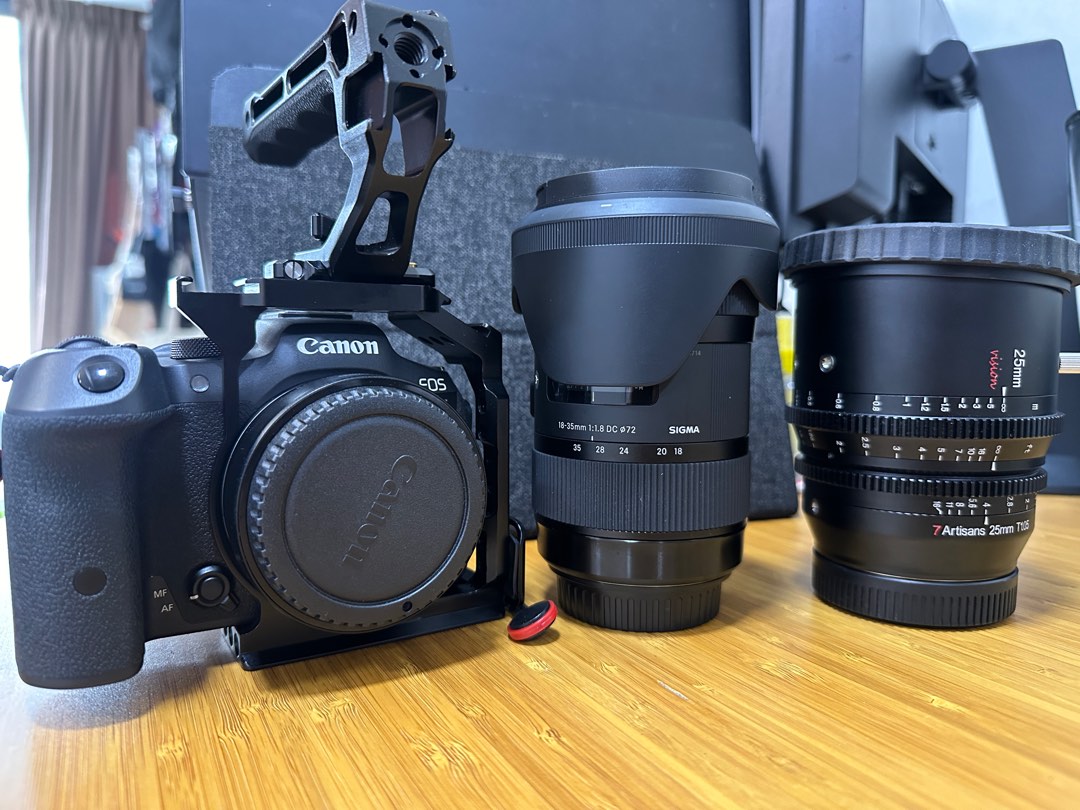 Canon R7 + Sigma 18-35mm f1.8 EF + 7artisans Vision 25mm T1.05 RF Cine ...