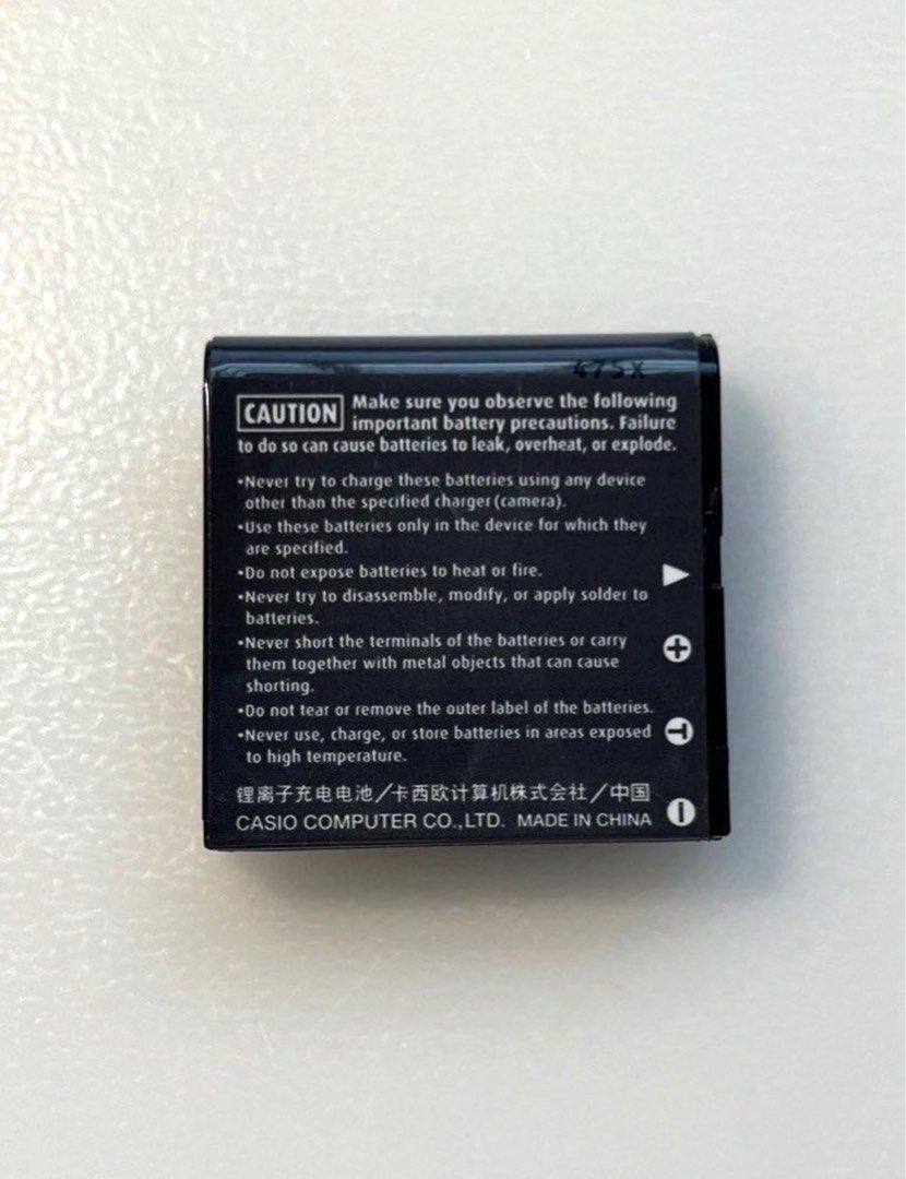 Casio Exilim Lithium Ion Battery Photography Photography Accessories Batteries Chargers On