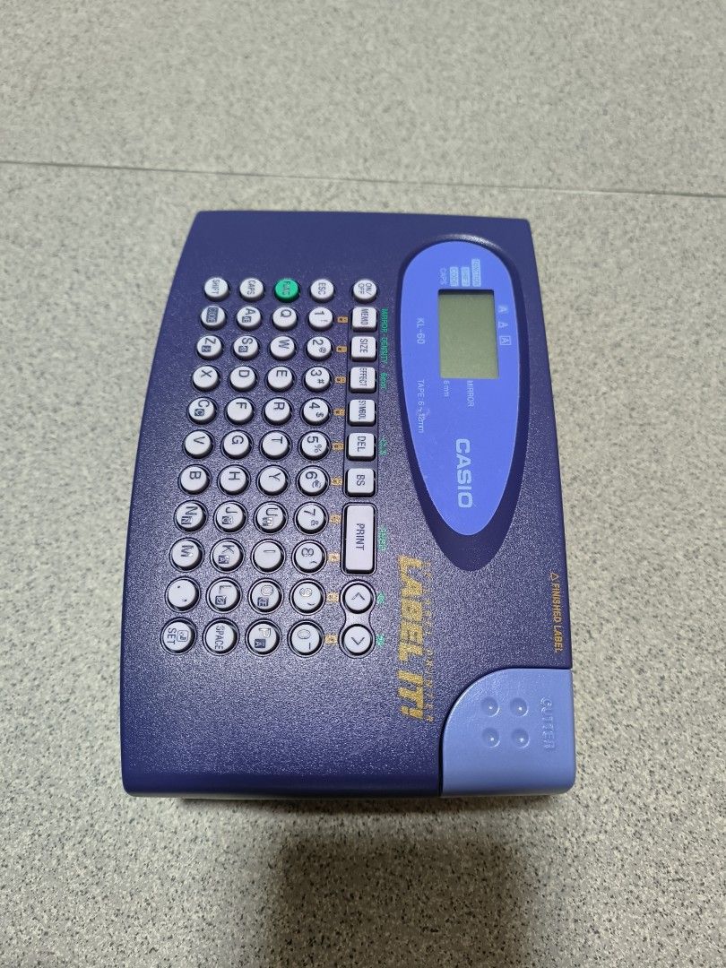 Casio label printer KL-60, Computers & Tech, Printers, Scanners & Copiers on Carousell
