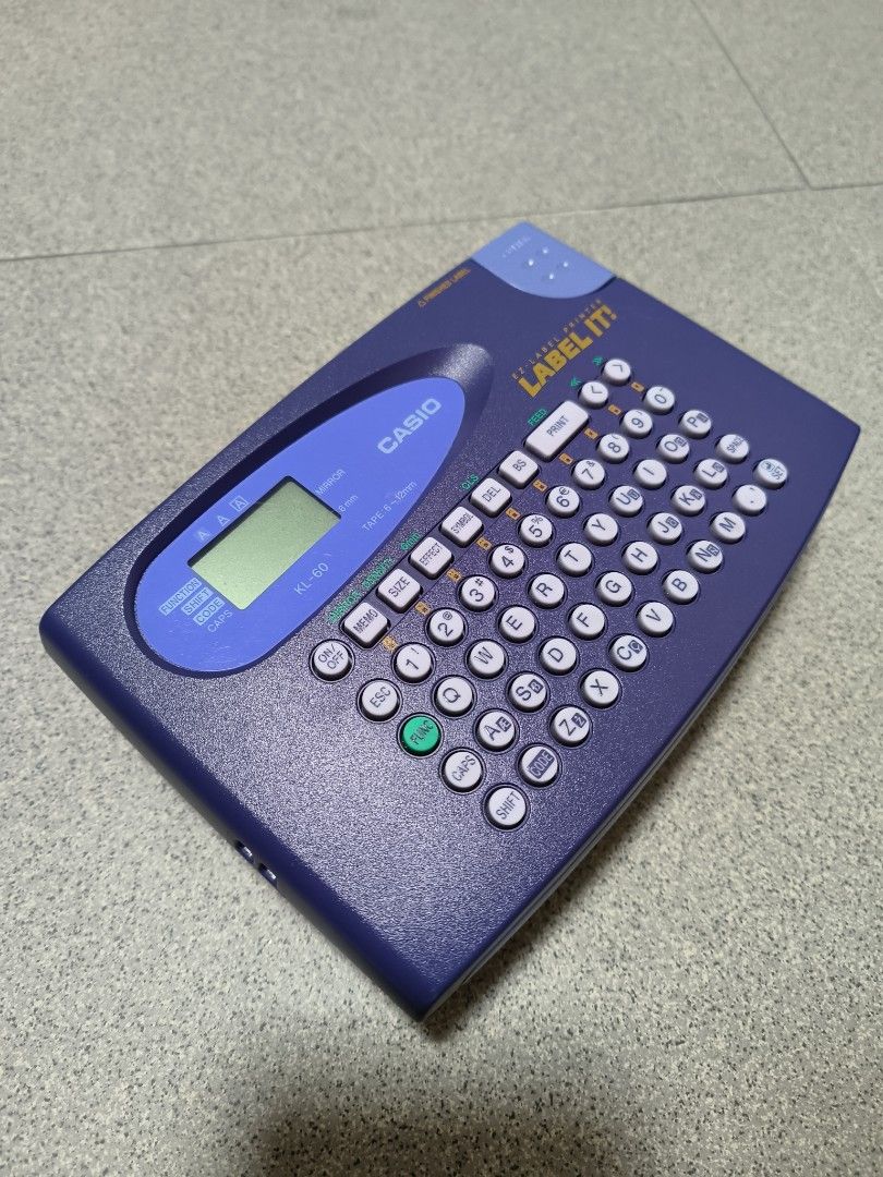 Casio label printer KL-60, Computers & Tech, Printers, Scanners & Copiers on Carousell