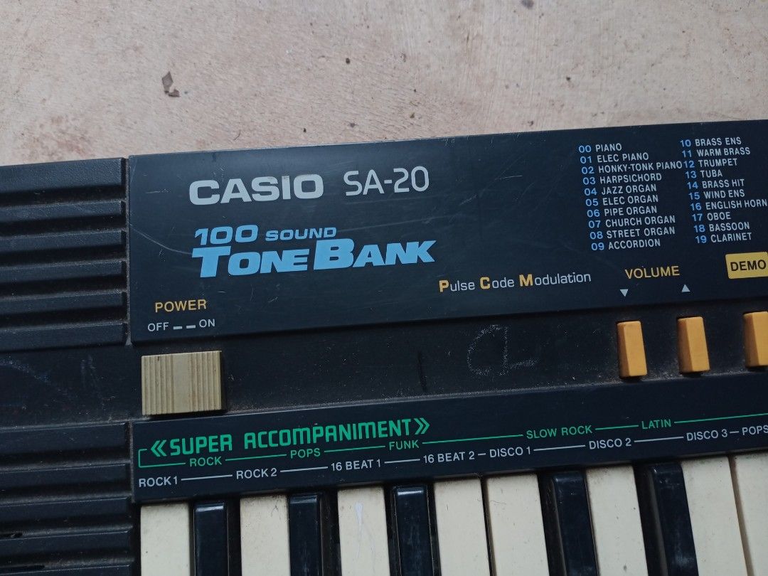 Casio tone bank keyboard vintage rare antik classic japan, Men's ...