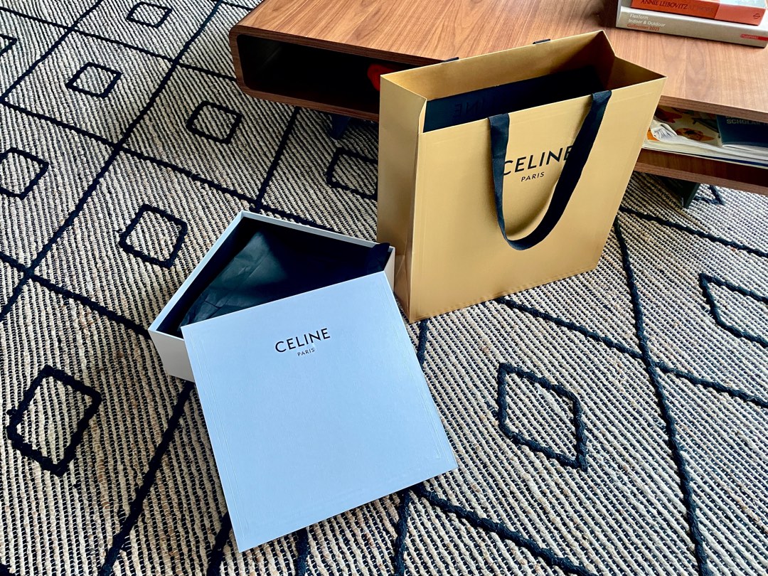 Celine paper bag and box, Women's Fashion, Watches & Accessories, Other ...